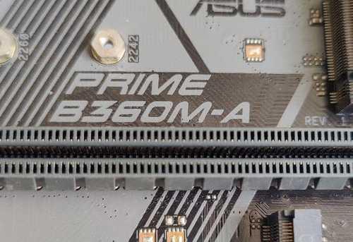 Материнская плата Asus prime b360m a