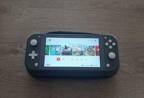 Nintendo Switch Lite прошитый + игры