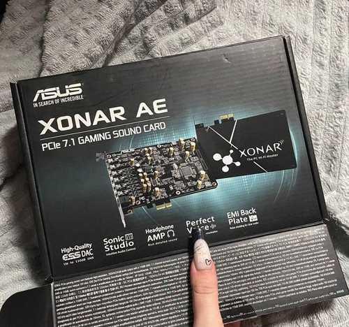 Звуковая карта внутренняя Asus Xonar AE(ESS 9023P)