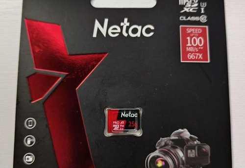 Новая карта памяти Netac MicroSD 256гб