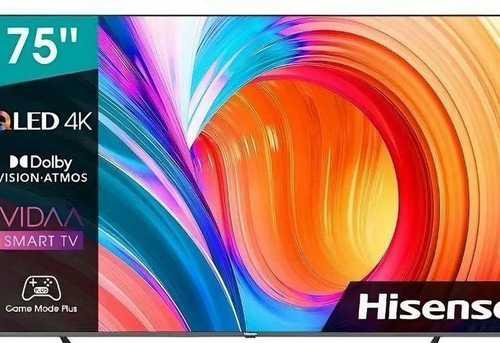 Телевизор Hisense 75A7GQ черный