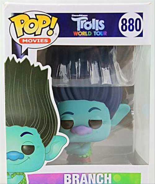 Funko POP Trolls: Branch (Тролли, Цветан), Новый