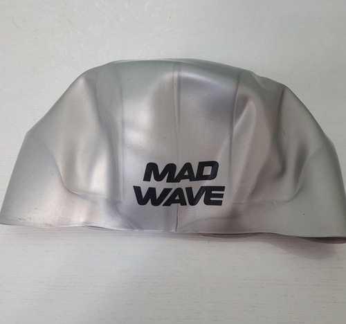 Шапочка для плавания mad wave силик