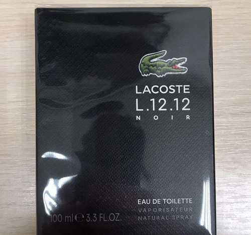 Новая туалетная вода Lacoste L.12.12 Noir