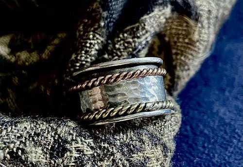 Антистресс кольцо серебряное