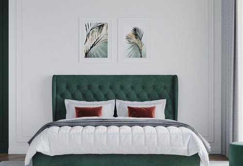 Кровать Виенсо 140 Barhat Emerald