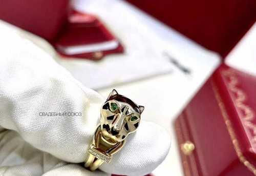 Золотое кольцо Cartier Пантера 585 пробы 9.1 гр