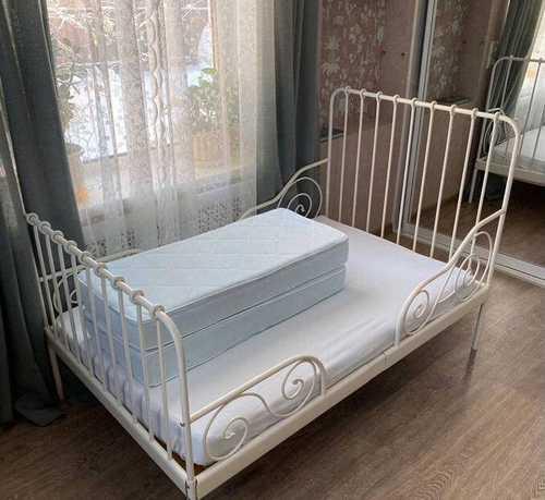 Детская кровать от 3 лет раздвижная IKEA
