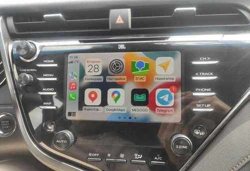 Шгу Camry 70 активация CarPlay Android Auto
