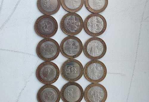 Набор из 22 монет 10р