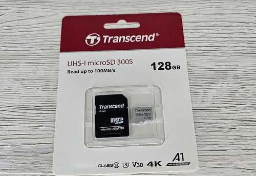 Карта памяти microsdxc Transcend 128 гб, новая