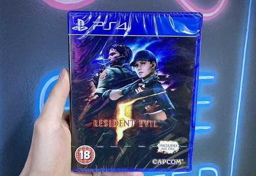 Диск ps4 ps5 Resident Evil 5
