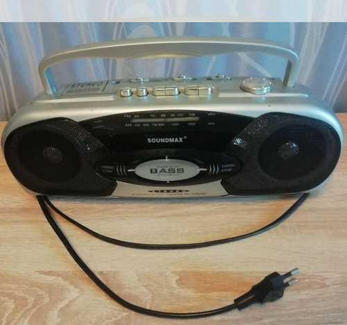 Кассетный магнитофон soundmax sm-1206