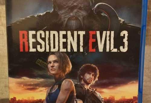 Resident Evil 3 ps4 диск