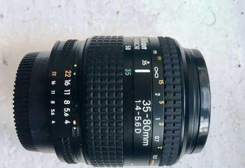Объектив Nikon AF Nikkor 35-80 mm f/ 4-5.6 D