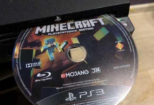 Minecraft ps3 диск без коробки