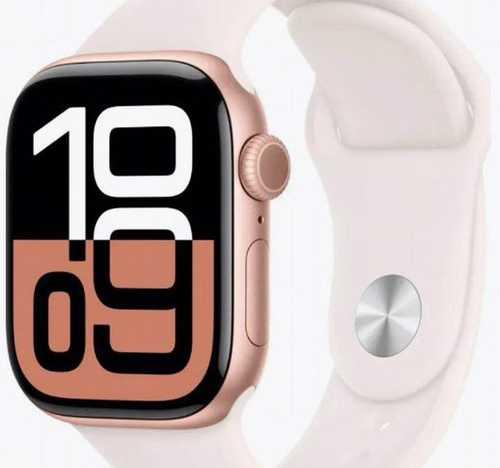Часы Apple watch S10 46 Rose Gold M/L (mwwu3)
