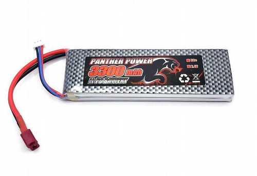 Аккумулятор lipo 2s 3300mah 30c T-plug