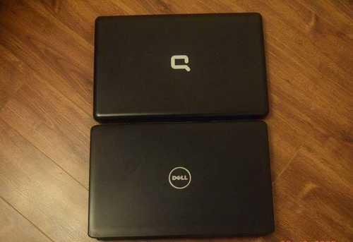2 ноутбука на запчасти Dell, HP