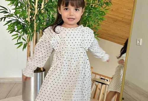 Платье для девочки муслиновое zara