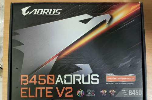 AM4 Gigabyte B450 Aorus Elite V2 проверка