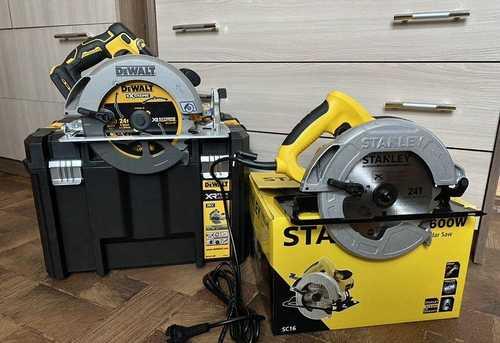 Дисковые пилы Dewalt и Stanley