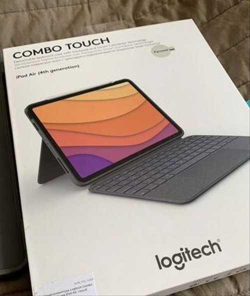 Клавиатура logitech combo touch iPad air 4 air 5