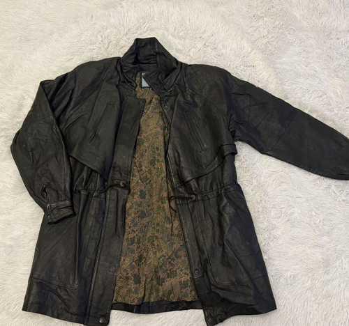 Винтажная кожаная куртка Excellence (XL)