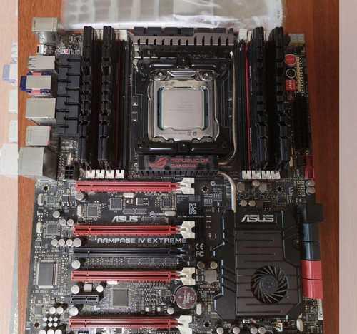 Asus rampage IV extreme + i7 4930k + 32 gb озу