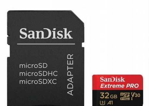 Карта памяти Sandisk Extreme Pro microsdhc 32Gb UH