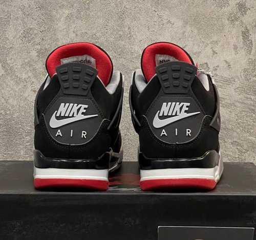 Кроссовки nike air jordan 4 retro bred