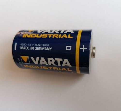 Батарейка Varta Industrial LR20 D 1,5 V Alkaline