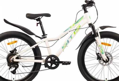 Велосипед sitis luna 24" HD (2023) White-Green Ros