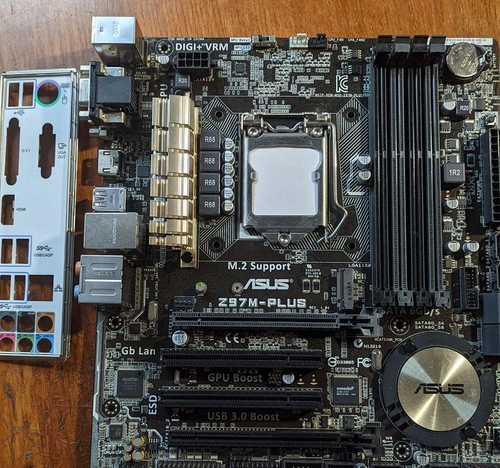 Материнская плата Asus Z97M-plus, LGA 1150