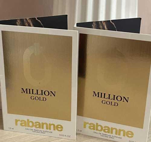 Rabanne million gold intense пробник