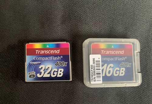 Карта памяти CompactFlash Transcend 32 gb