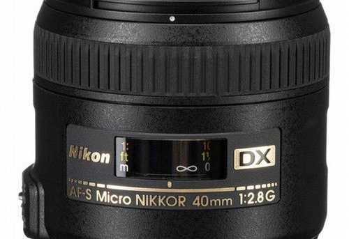 Nikon 40mm f/2.8G AF-S DX Micro nikkor