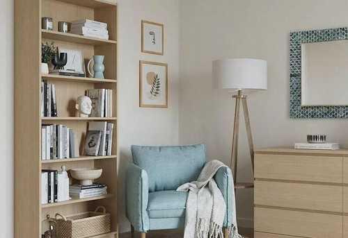 Стеллаж IKEA Билли (Варма) дубовый шпон новый