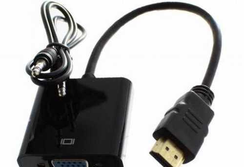 Адаптер hdmi (M) - VGA (F) со звуком