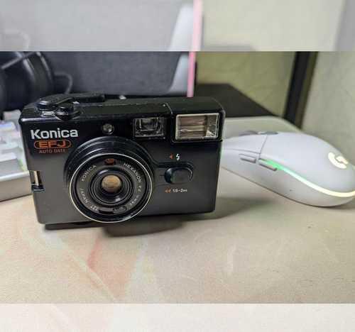 Пленочный фотоаппарат konica pop efj auto date