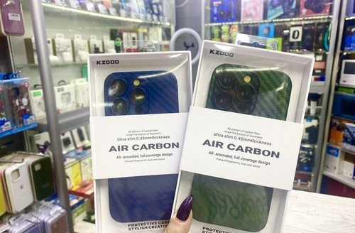 Чехол kzdoo Air Carbon на iPhone 14 Pro