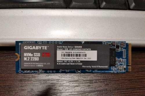 1 тб SSD M2 NVMe gigabyte GP-GSM2NE3100tntd
