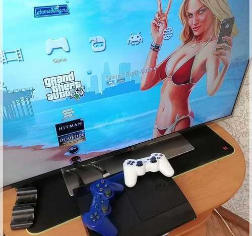 Sony playstation 3 super slim  35 игр