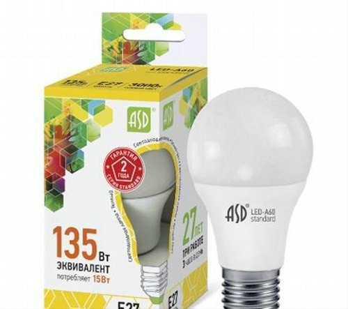 Лампа сд LED-A60-standard 15.0W 230V Е27 1350Lm ут
