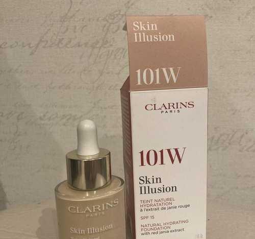 Тональный крем Clarins skin illusion 101W