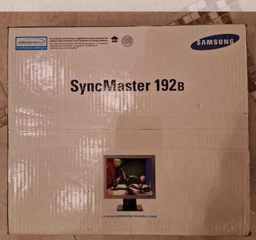 Монитор Samsung SyncMaster 192в полный комплект