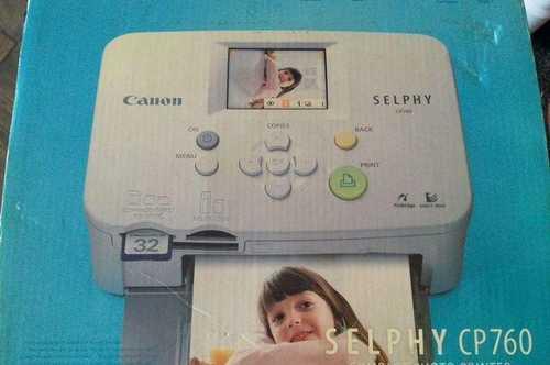 Принтер сублимационный Canon Selphy CP760, цветной