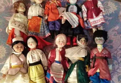Куклы СССР в нац. Костюмах