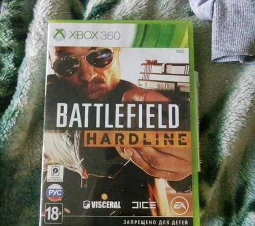 Battlefield Hardline диск Xbox 360 Rus