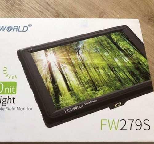 Монитор накамерный FeelWorld FW279S 3G-SDI 2200nit